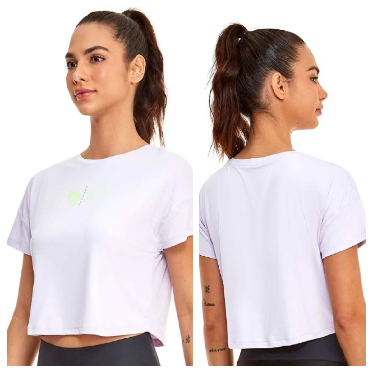 T-SHIRT SKIN FIT OMBRO DESLOCADO - Fitness Brasil