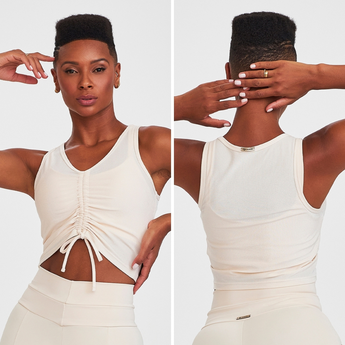 SHIRT SCRUNCH "IDENTIDADE" CAJUBRASIL - Fitness Brasil