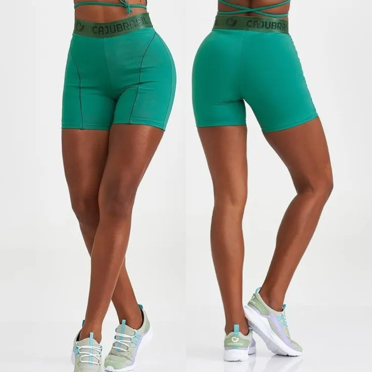 SHORT NZ COM ELASTICO NO COS "REFUGIO Y EQUILIBRIO" CAJUBRASIL ...