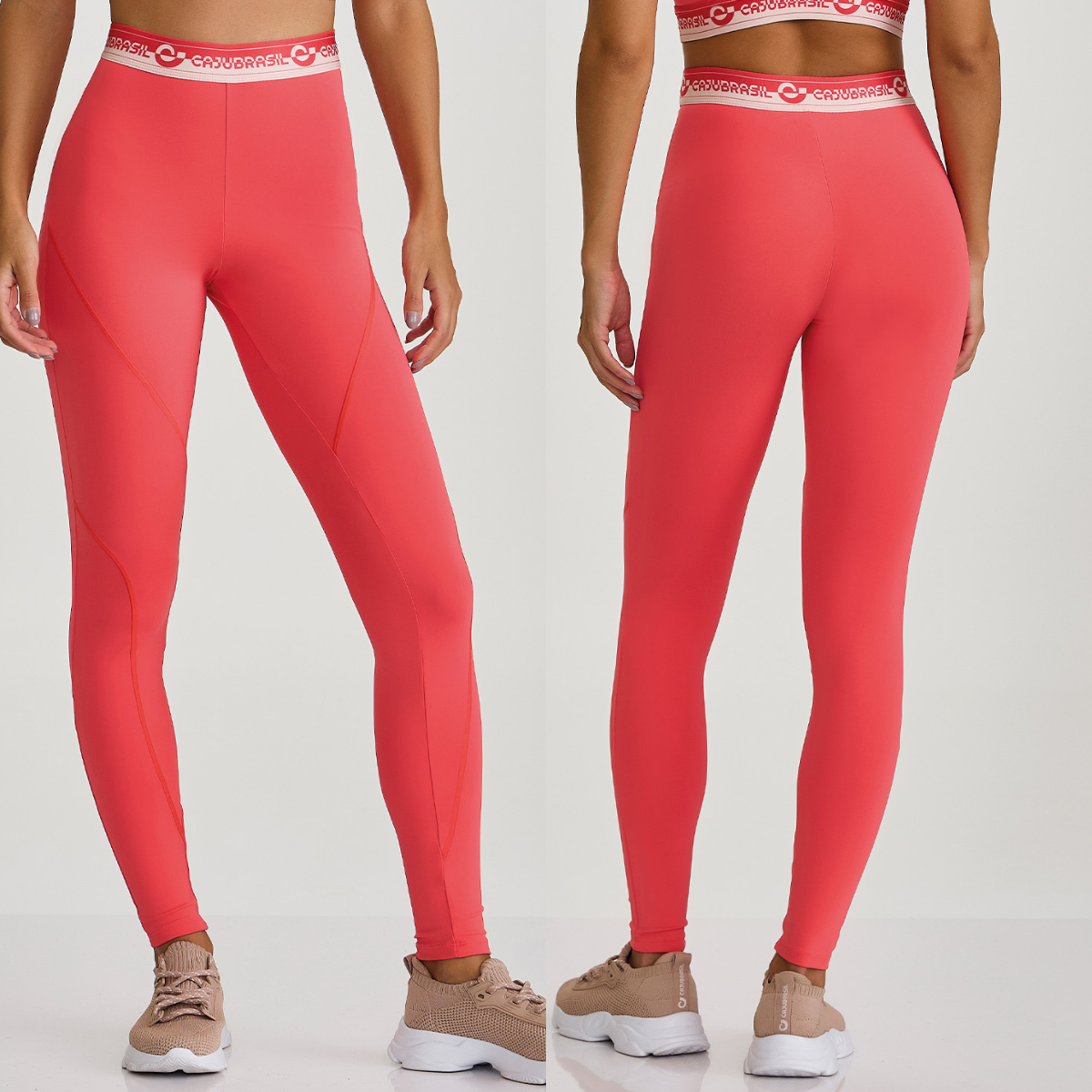 NAKAY LEGGINGS WITH ELASTIC "ACONCHEGO" CAJUBRASIL - Fitness Brasil